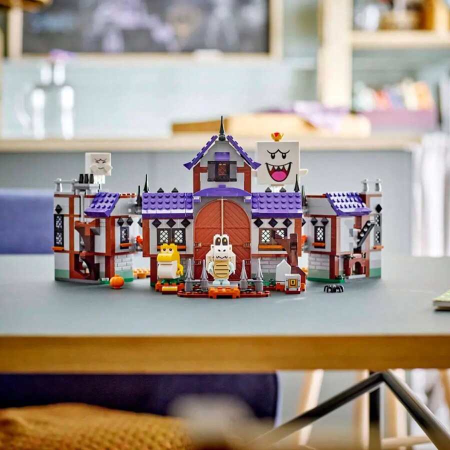 LEGO Super Mario 71436 King Boo's Haunted Mansion Toy, Gift, Halloween ...