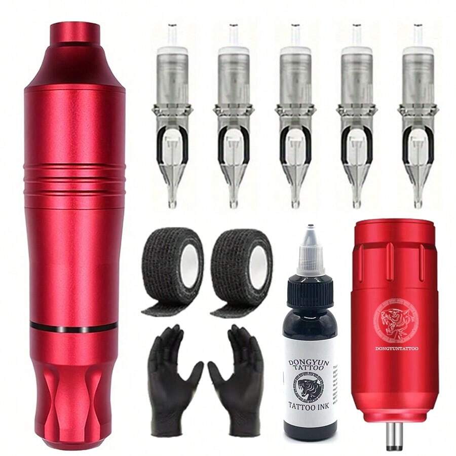 Tattoo Kit Wireless Tattoo Machine Kit Wireless Tattoo Gun Kit With ...