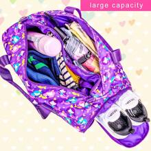 Dance Ballet Bags For Girls, Kids Duffle Gym Bag Travel With Shoe ...