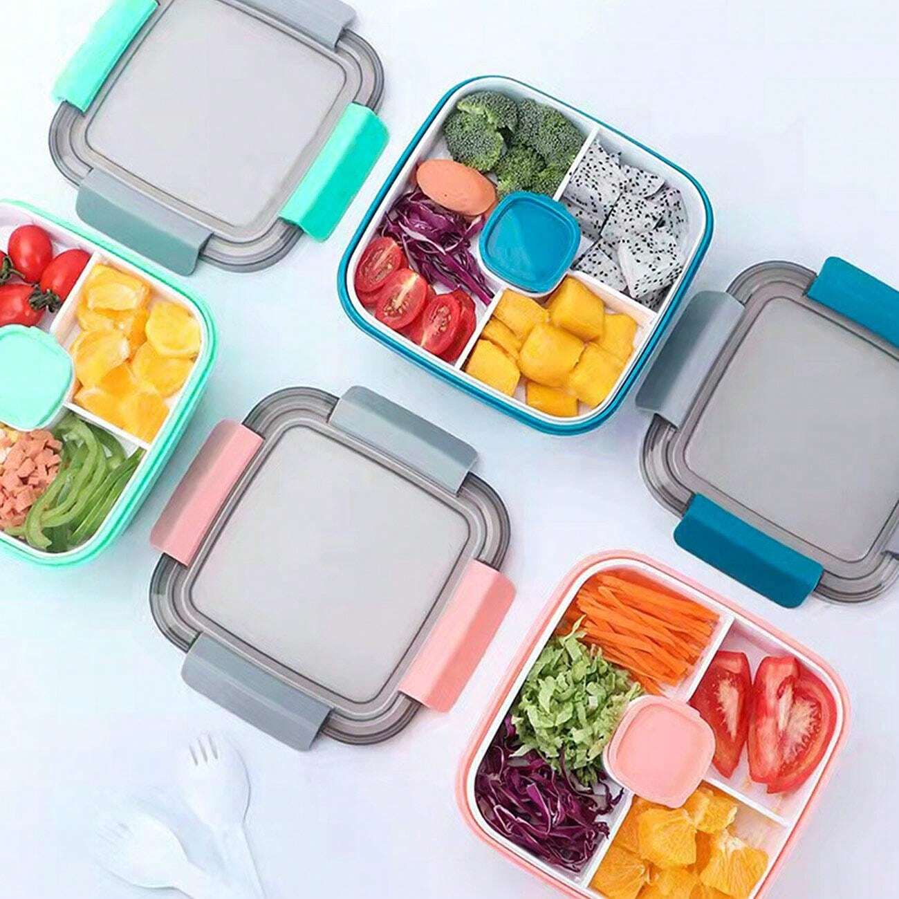 1100ML Office Workers Light Food Weight Loss Salad Meal Box, Students ...
