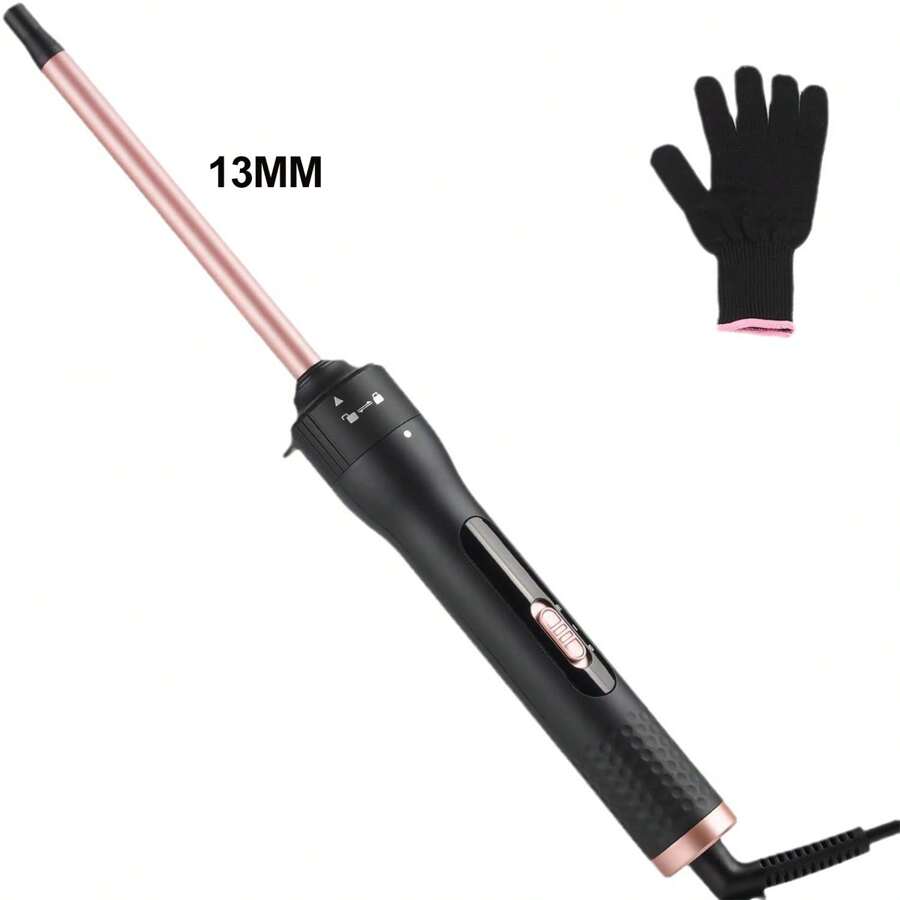 13mm Adjustable 2-Level Temperature Curling Iron, Detachable Body And ...