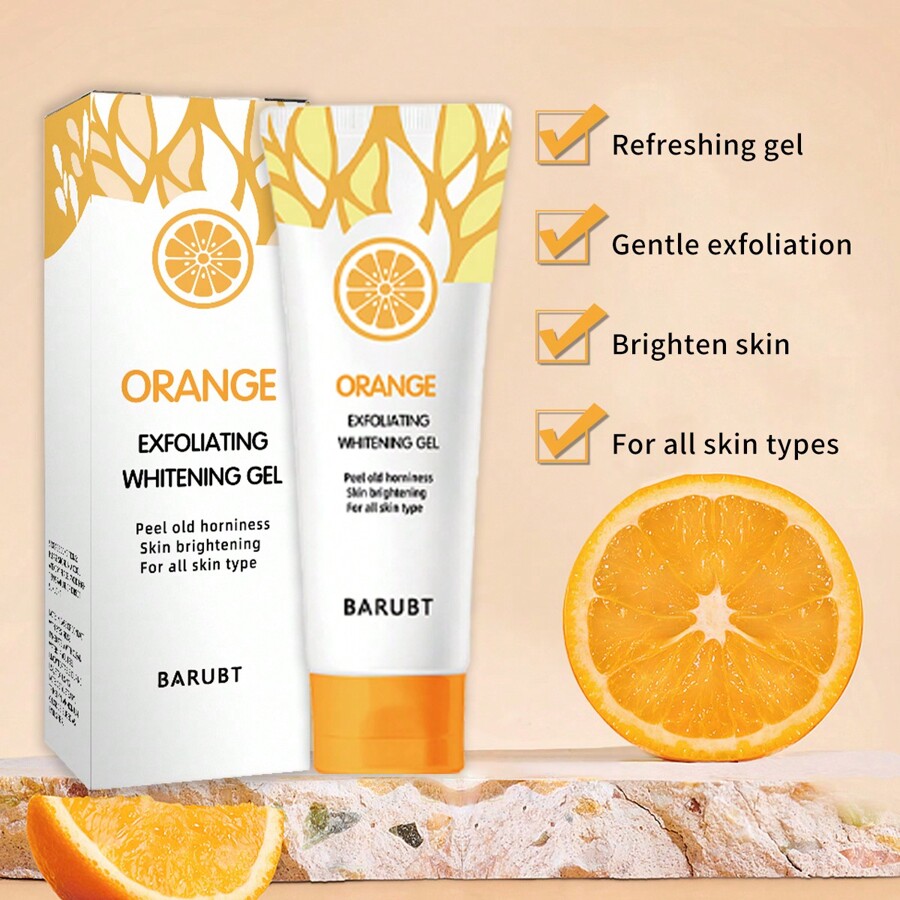 BARUBT Orange Exfoliating Gel With Vitamin C, Niacinamide And Lactic ...