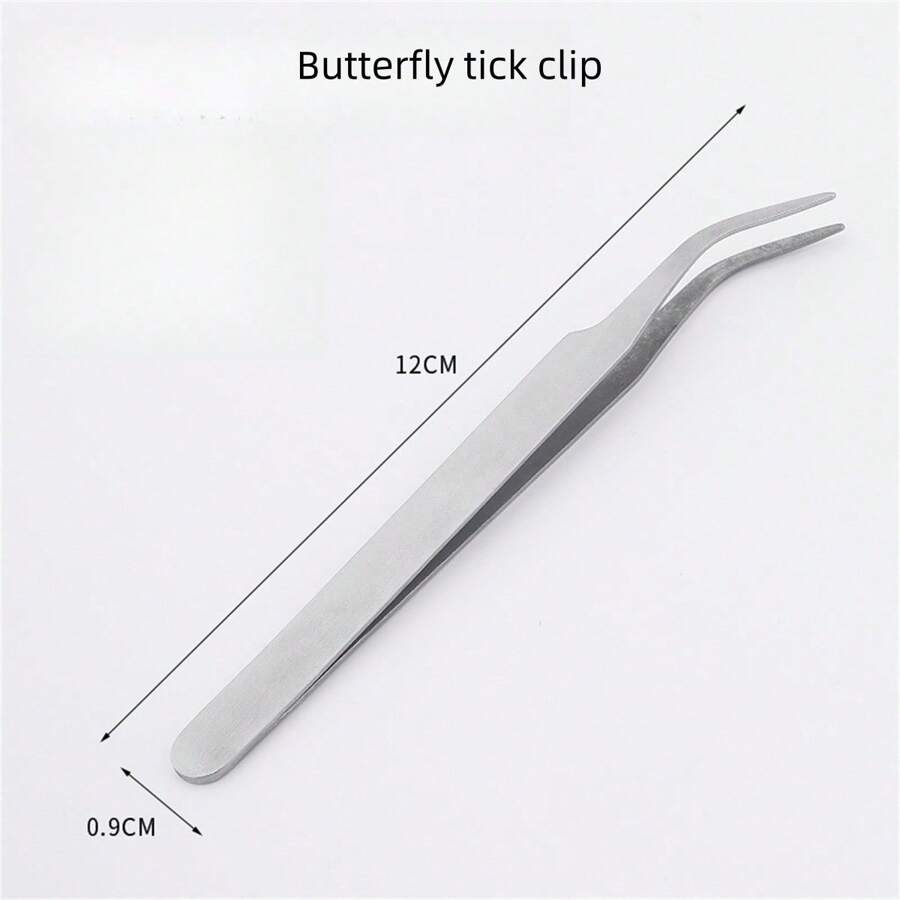 1pc/2pcs Stainless Steel Pet Tick Pliers, Pet Dog Tick Removal Tool ...