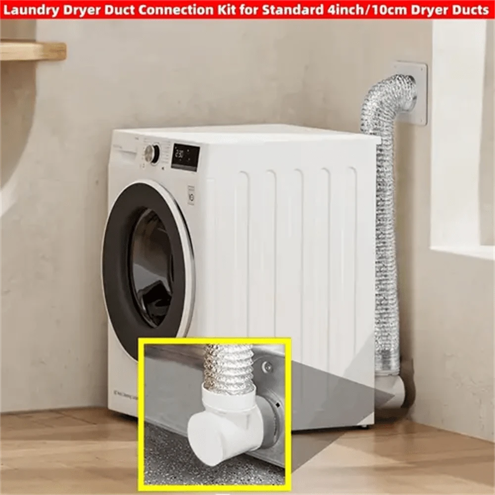 Kit de Conexão de Duto para Secadora de Roupas, Adequado para Dutos de ...