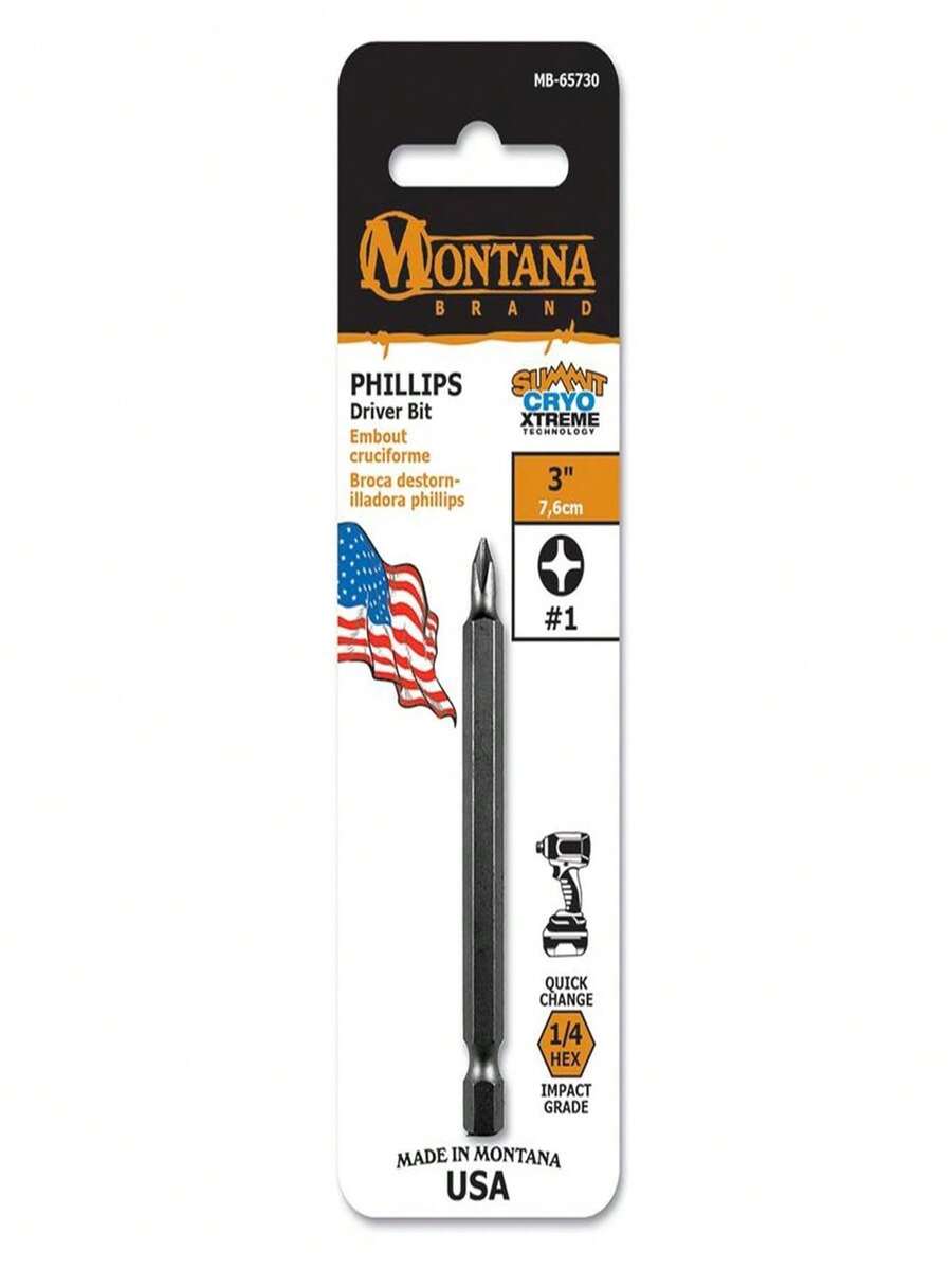 Unbeatablesale Montana Brand MB-65732 3 In. Phillips No.3 Driver Bit 10 ...