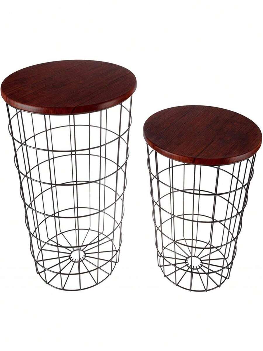 Unbeatablesale Lavish Home 80-ENDTBL-23 Nesting End Tables With Storage ...