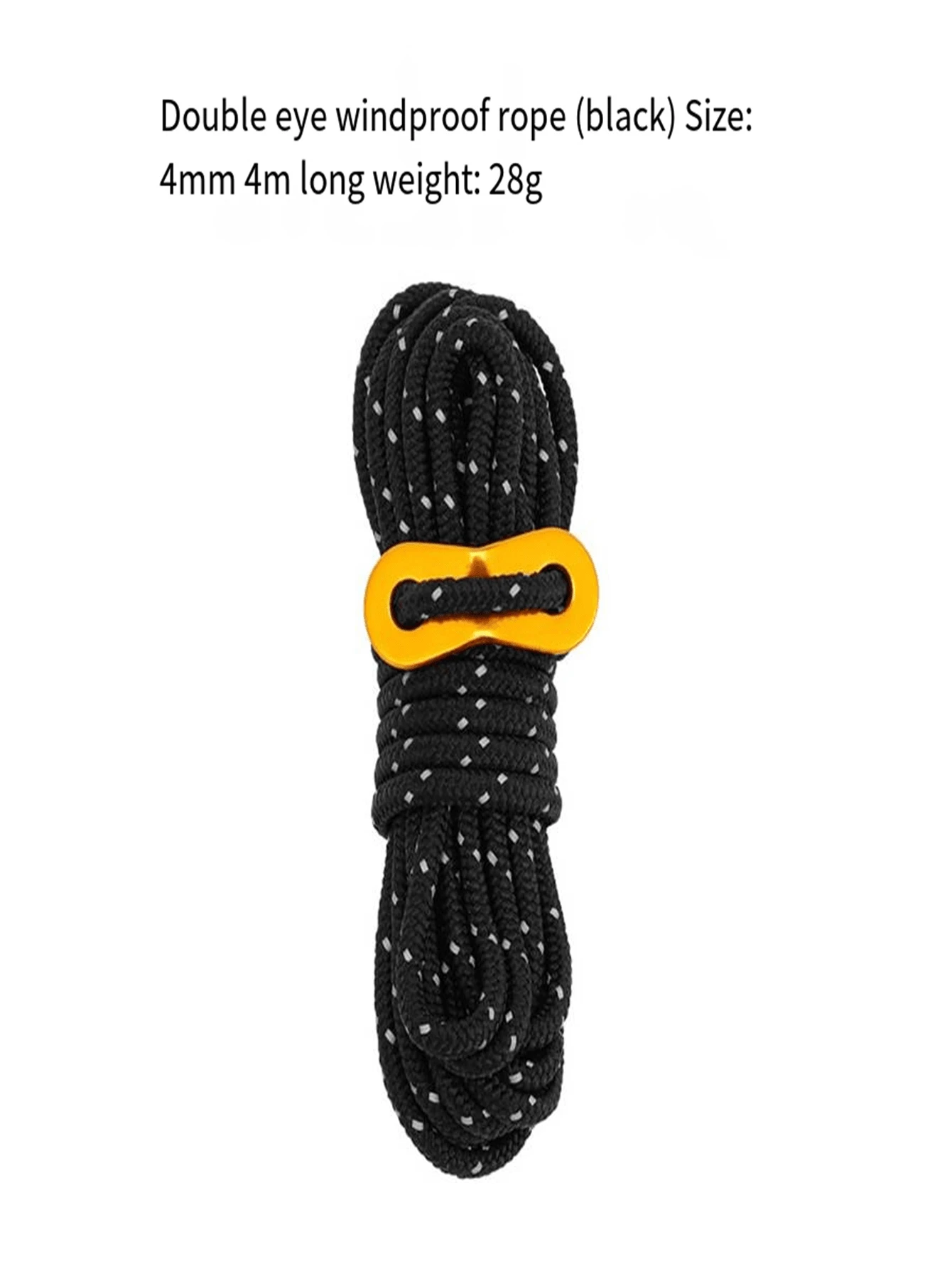 Outdoor 4mm Tent Windproof Rope Thick Canopy Rope Fixed Pull Rope ...