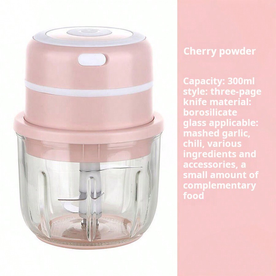 Minitype Electric Mashing Machine Wireless Electric Garlic Blender ...