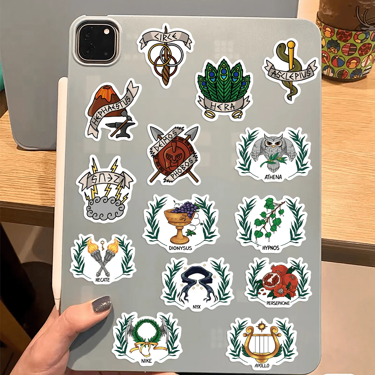 50Pcs The Gods Of Ancient Greece Vinyl Waterproof Sticker Gift Water ...