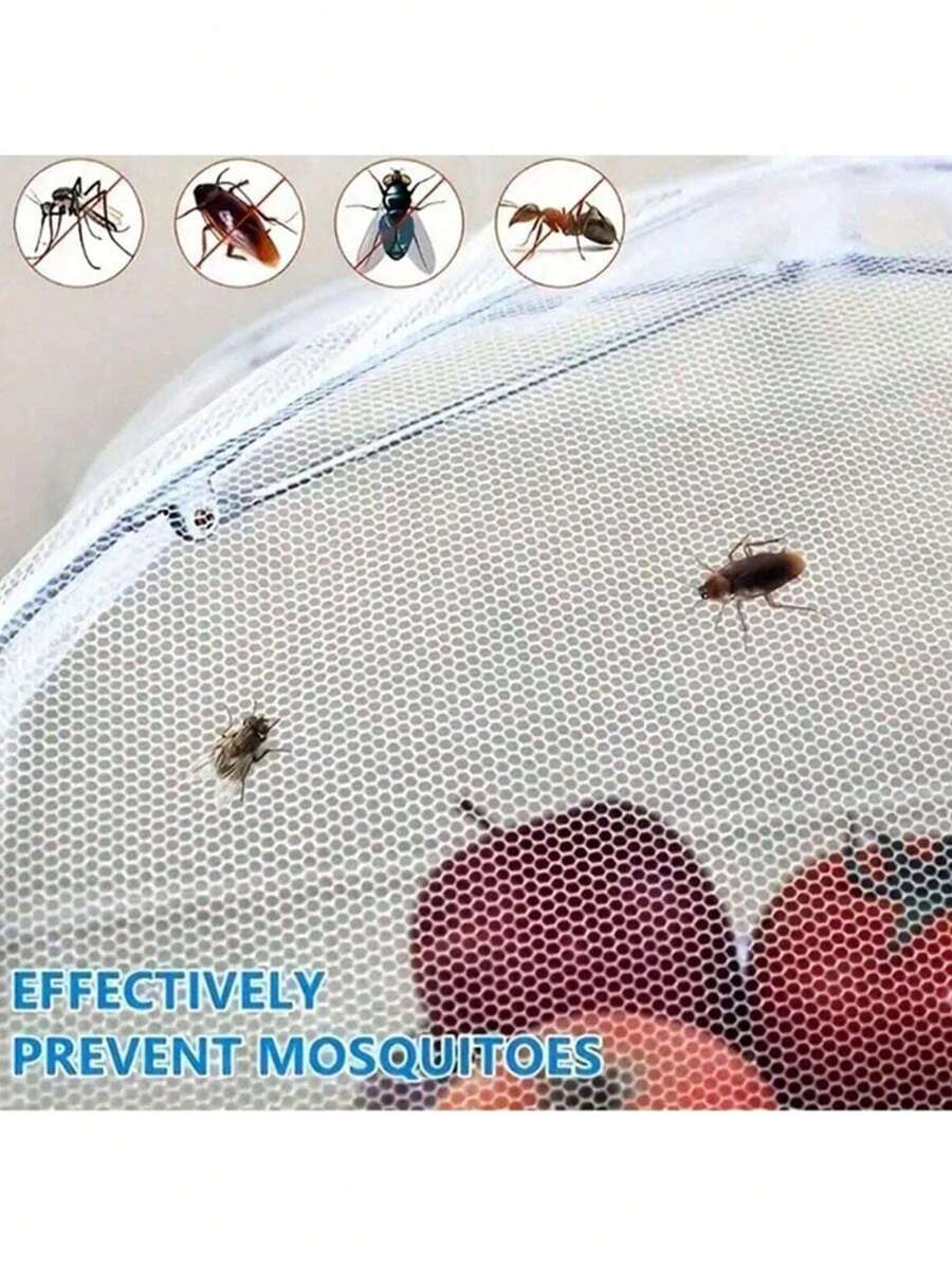 Food Cover Umbrella Tent Mosquito Protection Mesh Screen Reusable And ...