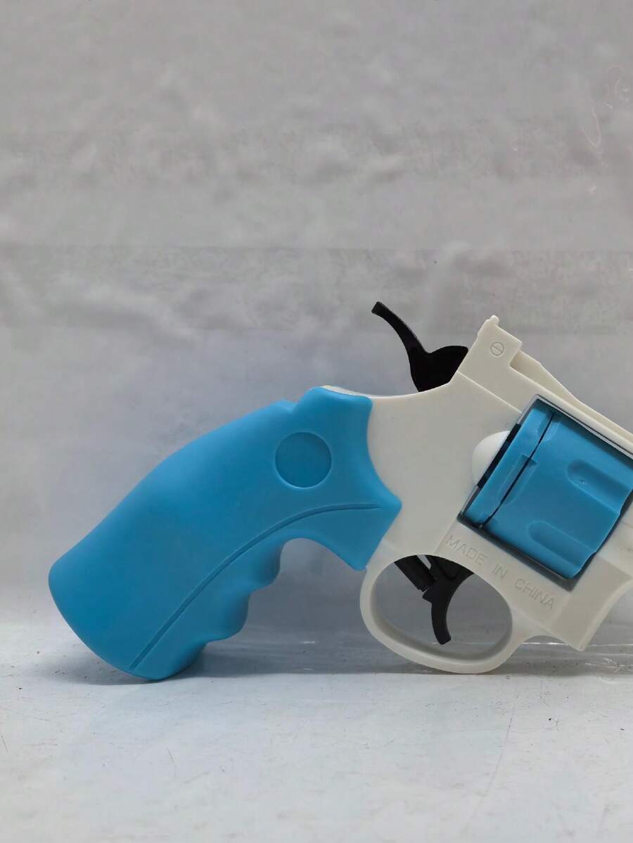 Mini Revolver Mechanical Semi-Auto Water Squirt Toy, Beach Water Fight ...