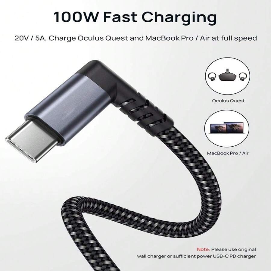 10ft USB-C USB-A To USB Type C Fast Charging Data SYNC Charger Cable ...