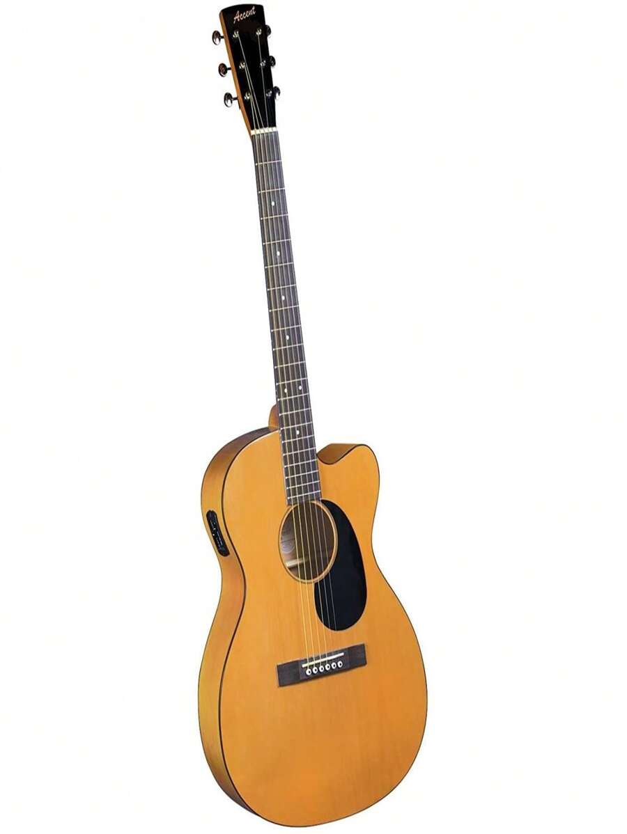 Accent CS-2CE Cutaway Acoustic-Electric Folk Guitar | SHEIN USA