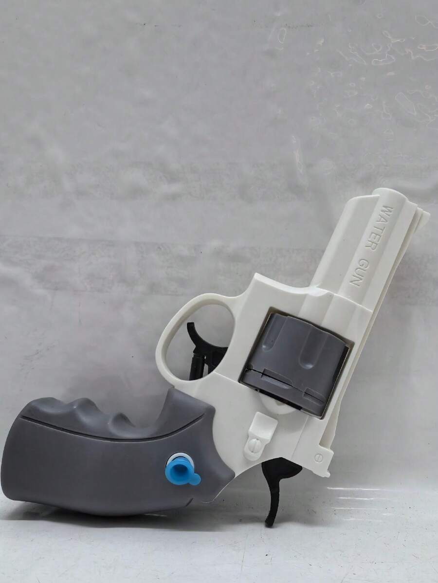Mini Revolver Mechanical Semi-Auto Water Squirt Toy, Beach Water Fight ...