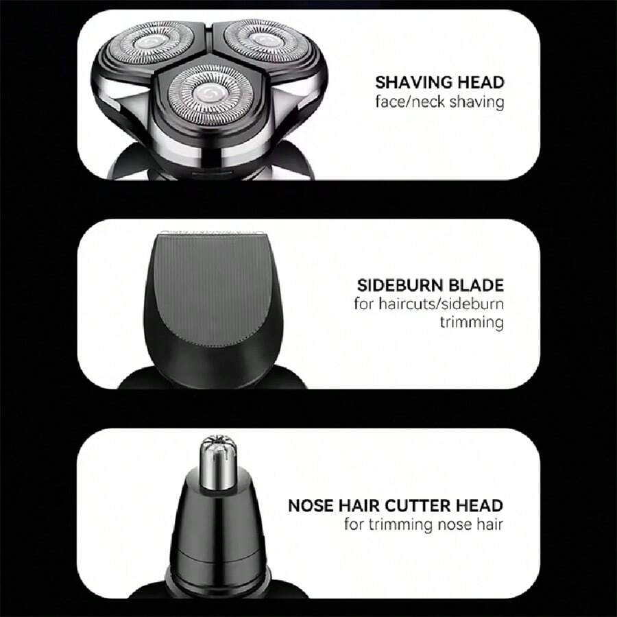 Multifunction Professional Men 3 In 1 Suit Electric Shaver Car Travel ...