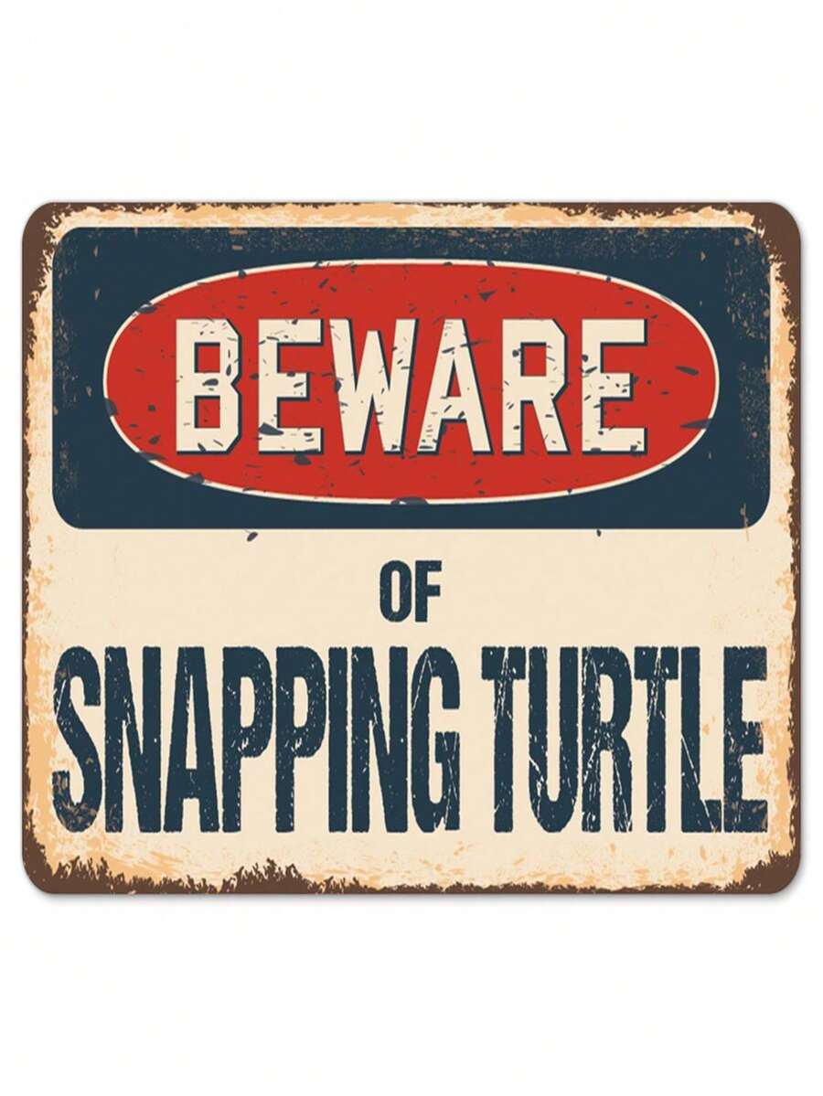 Unbeatablesale SignMission Z-A-710-BW-Snapping Turtle 7 X 10 In. Beware ...