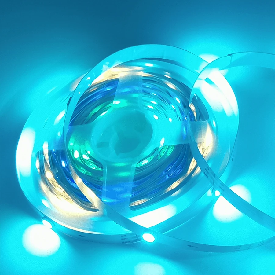 5 Meter lange RGB LED Streifen mit intelligenter LED Leiste und USB ...