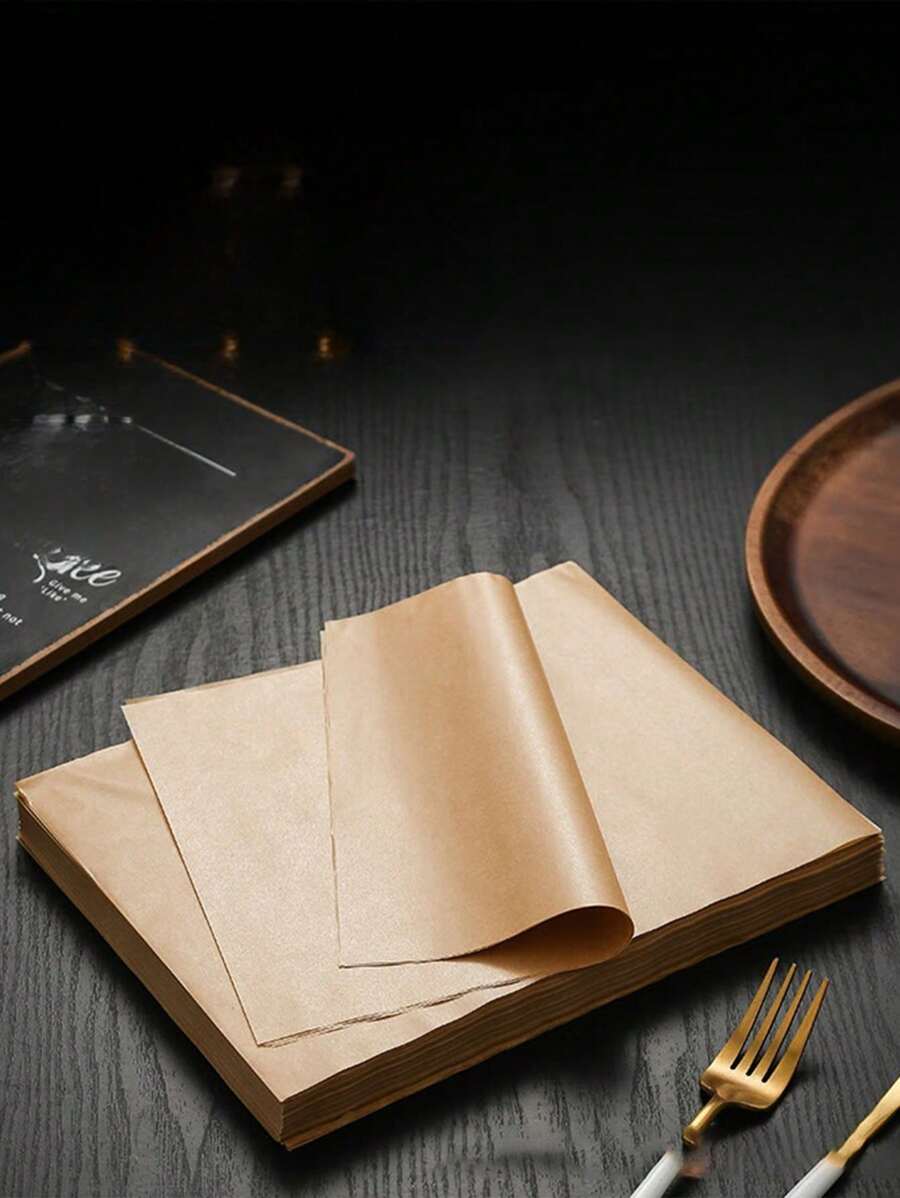 50 unidades Papel Absorvente de Óleo para Alimentos Fritos e Sobremesa ...