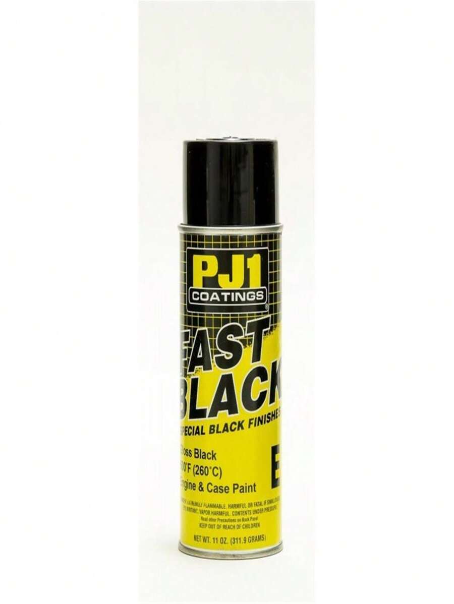 PJ1 Products PJ116-ENG 11 Oz High Temperature Fast Black Engine Enamel ...