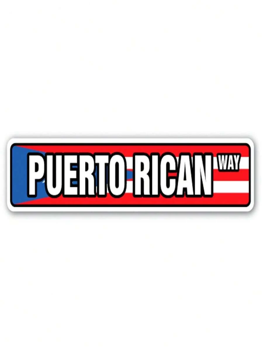 Unbeatablesale SignMission SS-PUERTO RICAN FLAG 4 X 18 In. Puerto Rican ...
