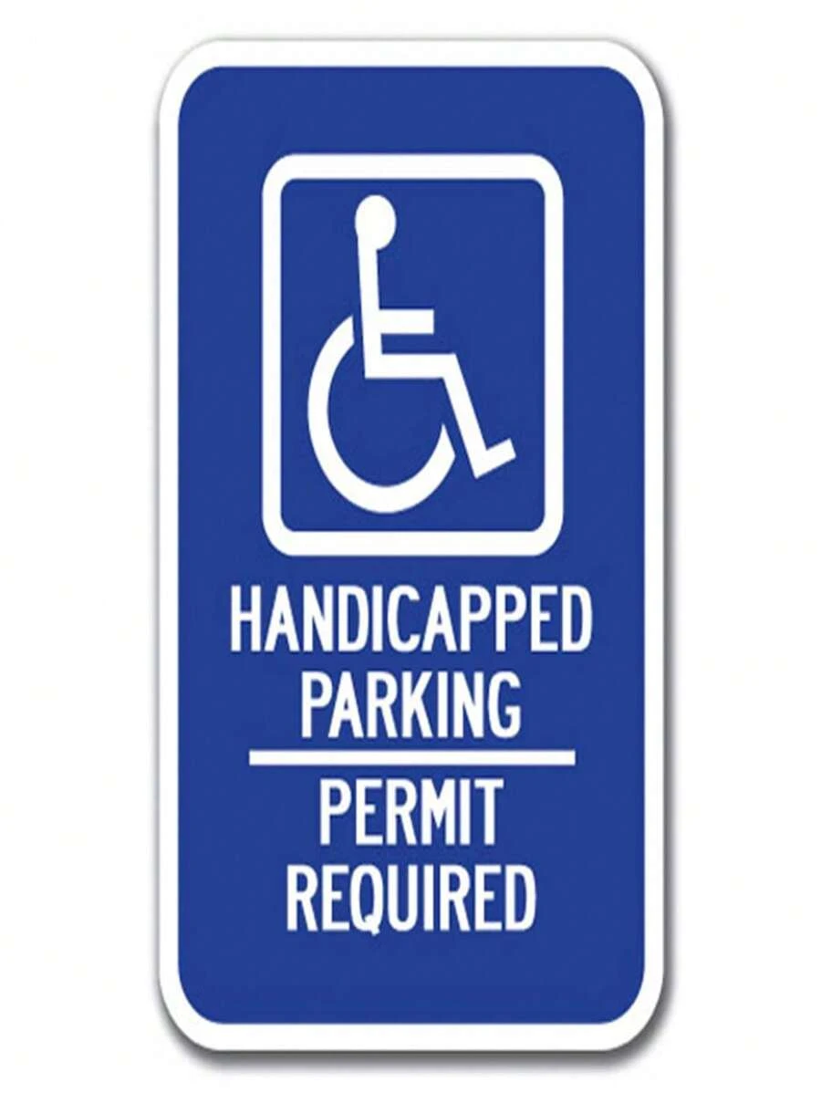 Unbeatablesale SignMission A-1218 Handicap - Handi Symbol Permit 12 X ...