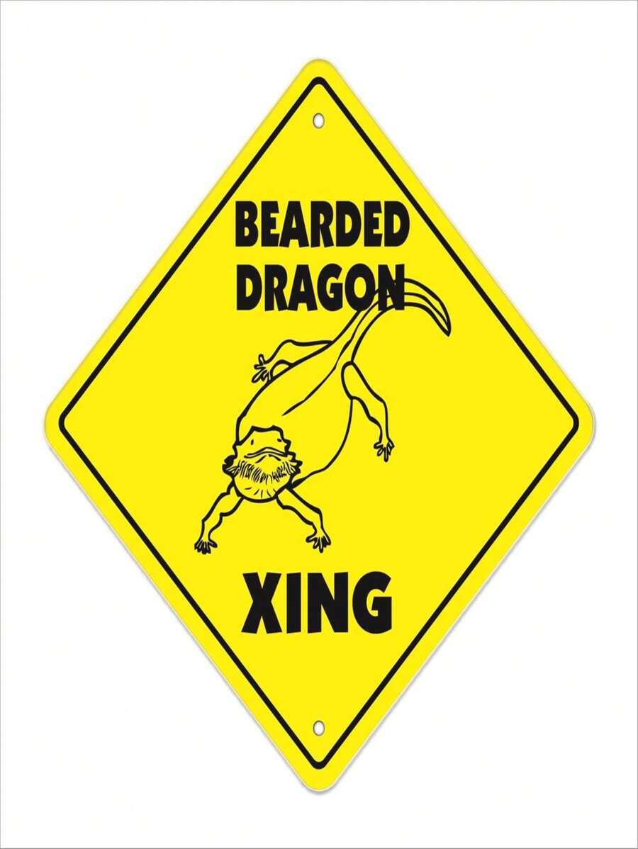 Unbeatablesale SignMission X-BEARDED DRAGON 12 X 12 In. Bearded Dragon ...