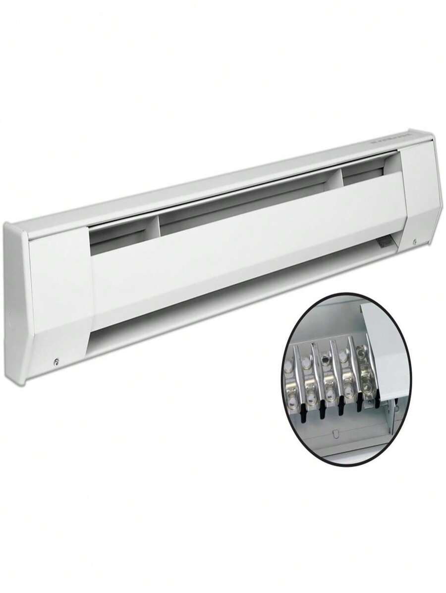 King Electric 4K2010BW 4 Ft. 208V K Baseboard Heater - 1000W, White ...