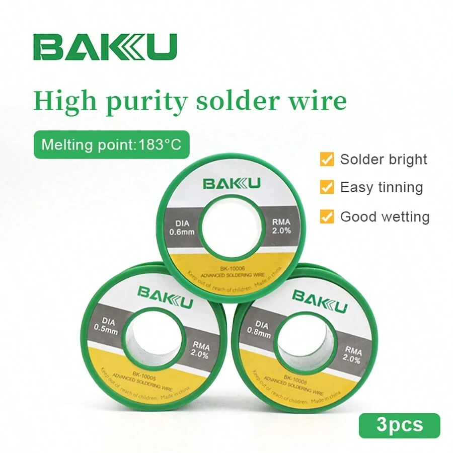 Best Choice Welding Wire BAKU BK-10002 50g/Roll Soldering Wire 1pc For ...