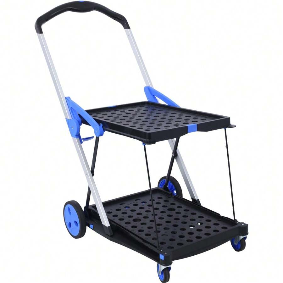 Collapsible Utility Cart Multi Use Functional Collapsible Shopping ...