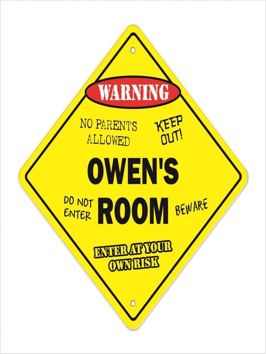SignMission X-Owens Room 12 X 12 In. Owens Room Crossing Zone Xing Sign ...