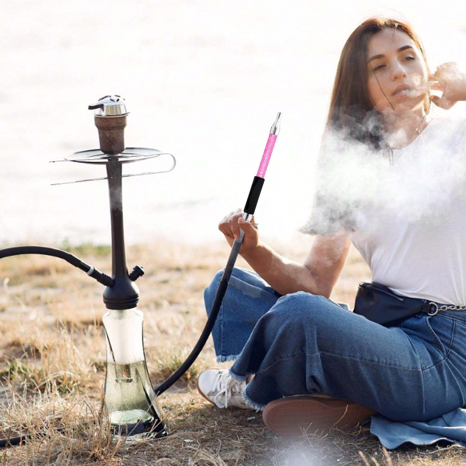 Hookah Ice Mouth Tip Hose Rainbow Shisha Hookah Pipe Hose Hookah Shisha ...