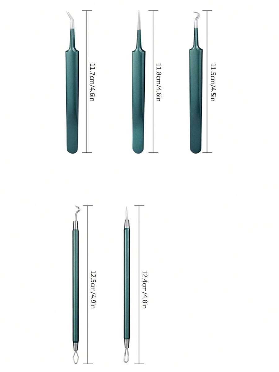 Herramienta quitaimpurezas, extractor de comedones, kit de eliminación ...