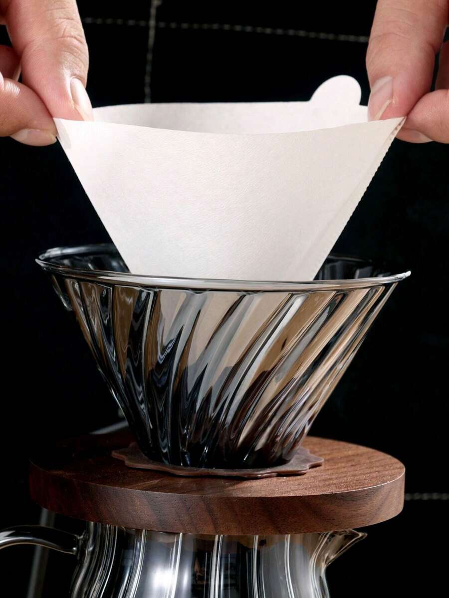 V60 Coffee Filter Paper Hand-Brewed Pot Coffee Filter Paper Portable ...