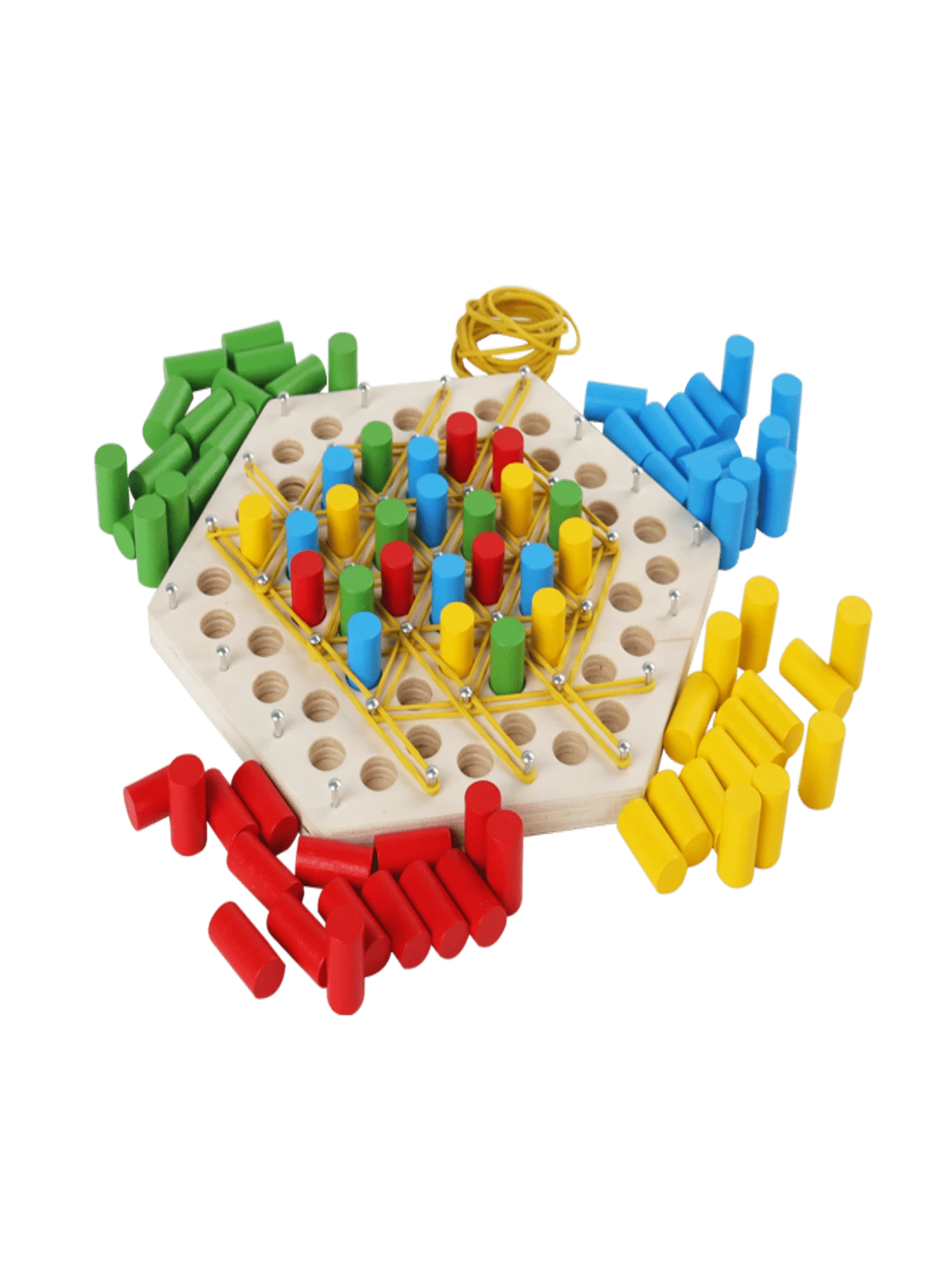 Montessori Wooden Triangular Chess, 2-Player Competitive Game, Parent ...