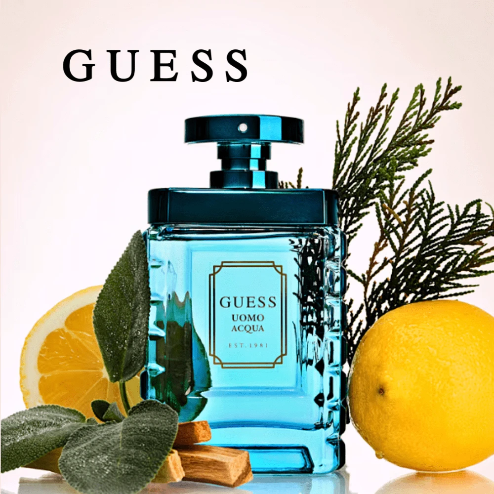 Guess Guess Uomo Aqua Homme 3.4oz EDT By Guess Cologne For Men 100mL ...