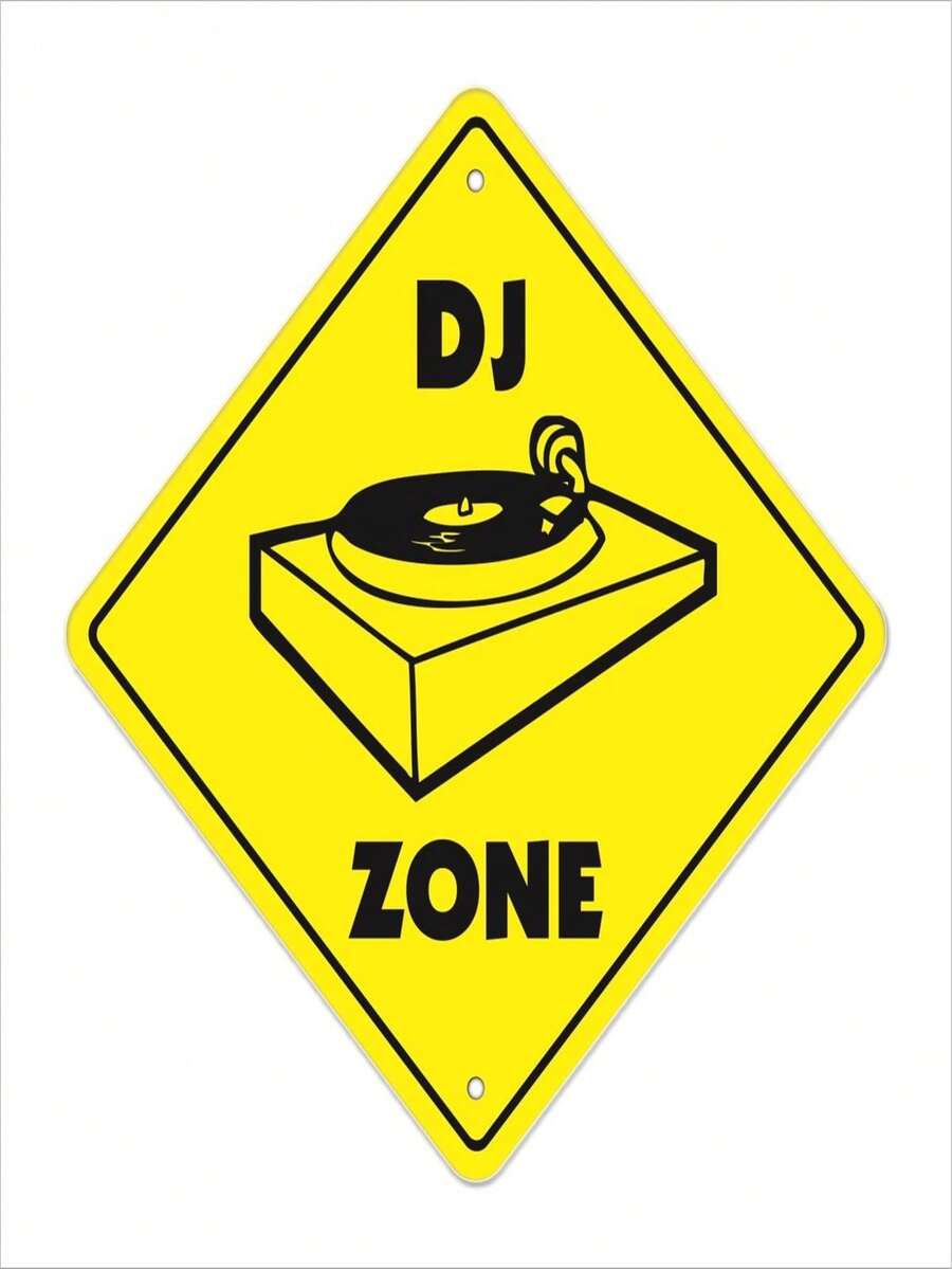 Unbeatablesale SignMission X-DJ 12 X 12 In. DJ Crossing Zone Xing Sign ...
