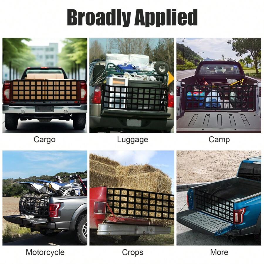 Tailgate Net For Pickup Truck Bed - Cargo Trucks Bed Divider For Full ...