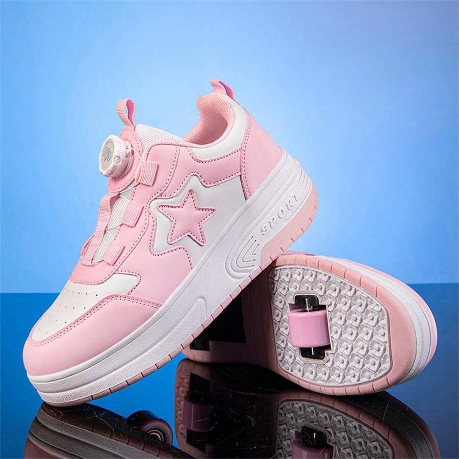 2024 echte Rollerskates für Jungen und Mädchen, verstellbare 2-Rad ...