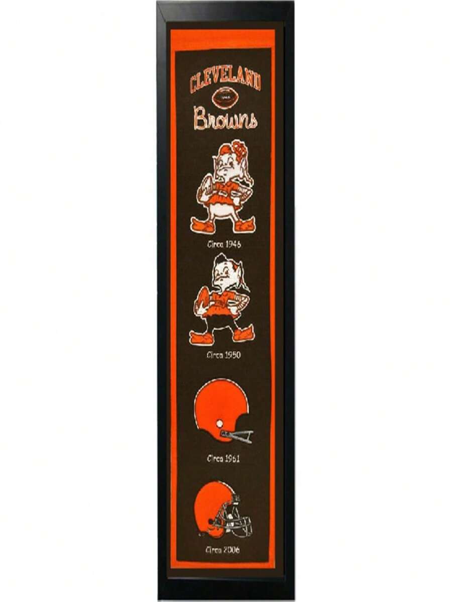 Unbeatablesale Encore Select 110-23 Cleveland Browns Logo History Felt ...