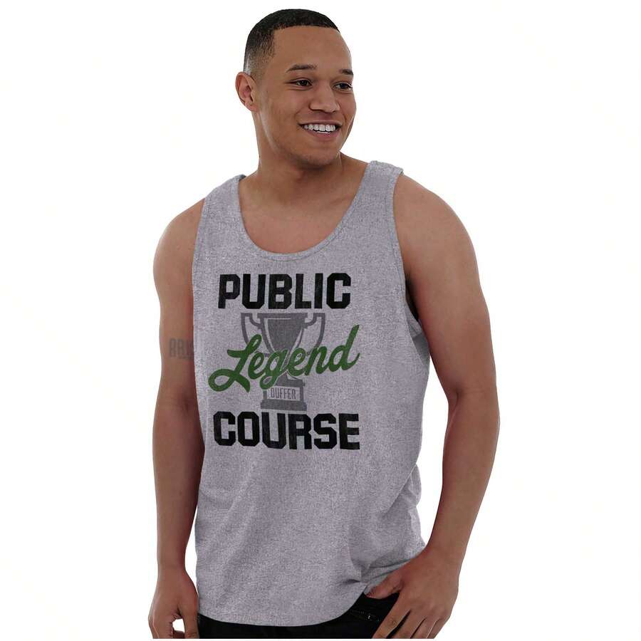 Course Legend Trophy Golfer Golfing Tank Top T Shirts Men Women | SHEIN USA