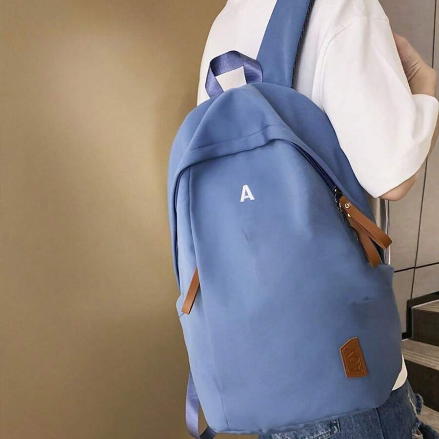 Women's Large Capacity Backpack, White Bag For Students, Travelers And ...