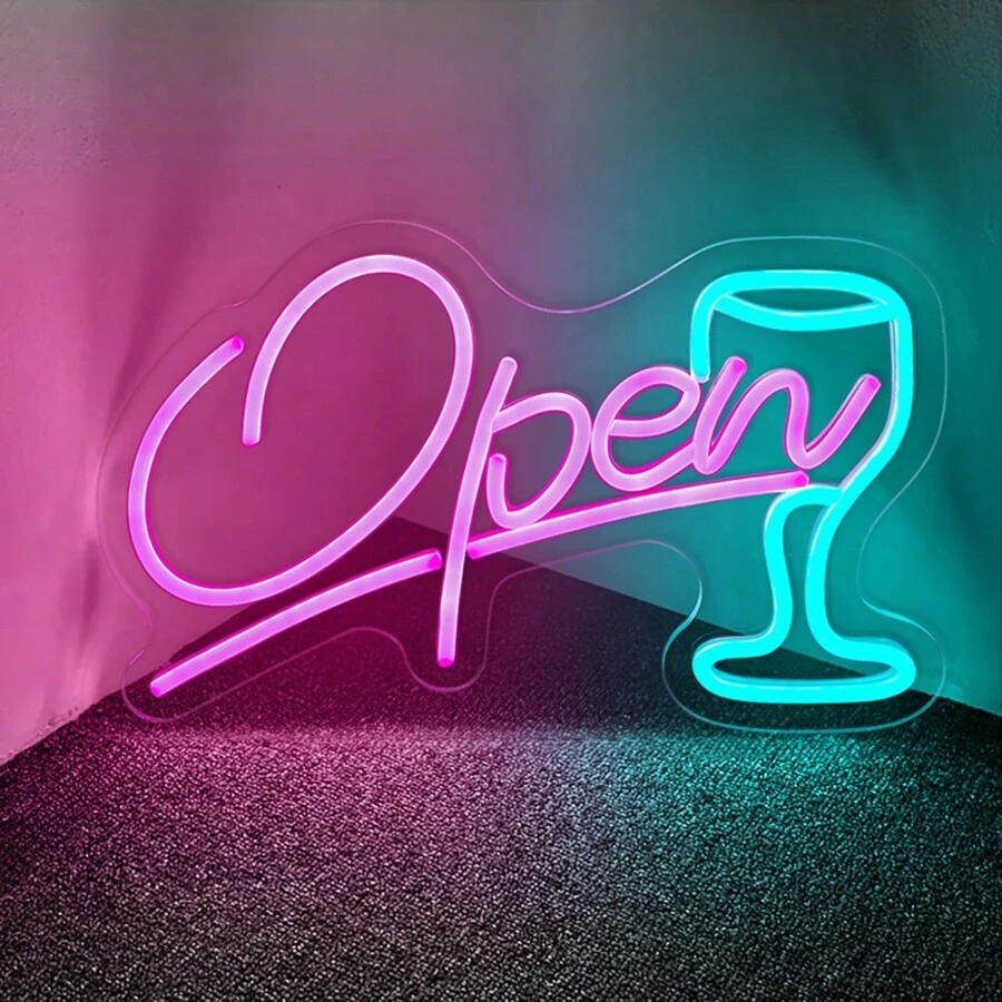 Open Neon Signs That Can Be Placed In Shop Windows, Bars, Restaurants ...