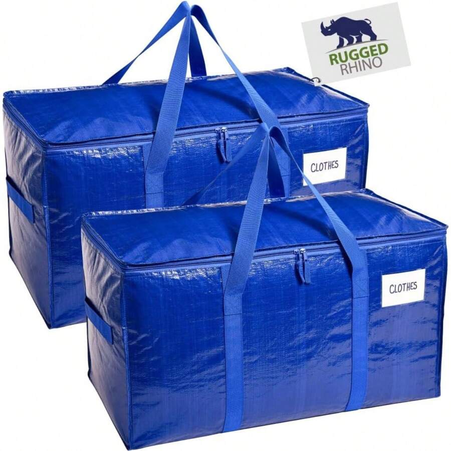 Heavy Duty Extra Large Moving Bags, 50lb Capacity, Water And Puncture ...