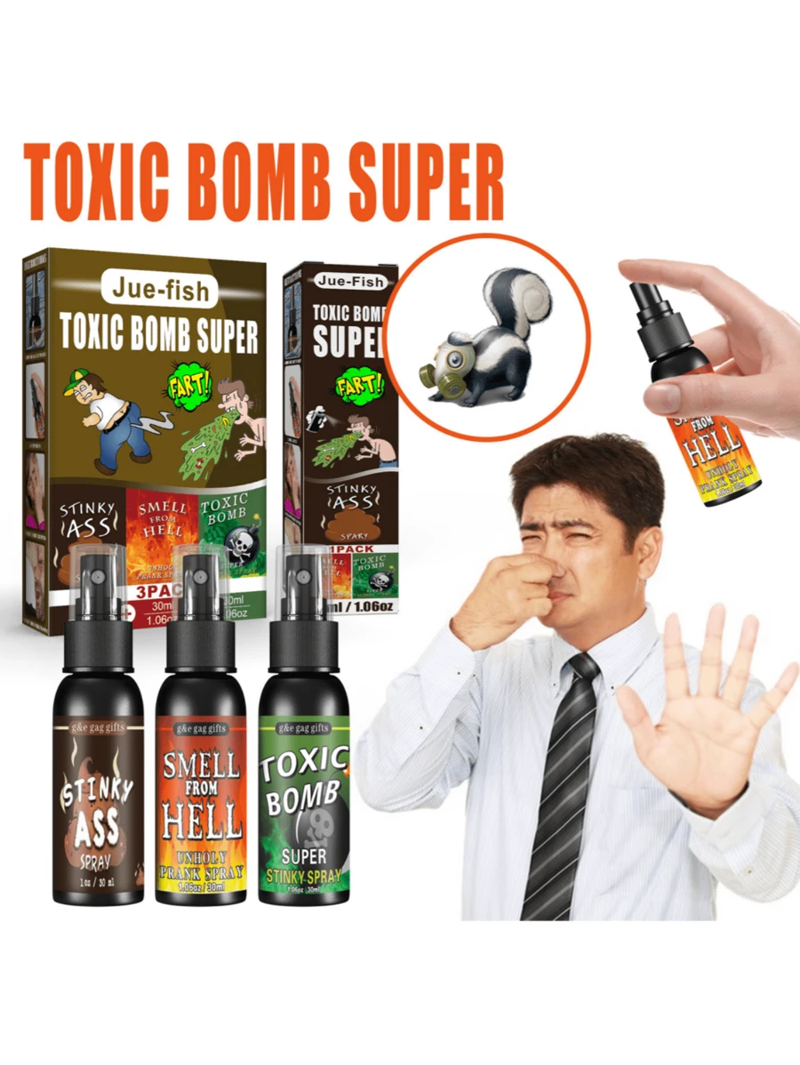 Spoof Stinky Fart Spray Whole Person Toy Smell Whole Person ...