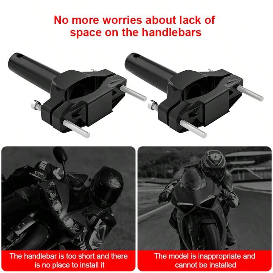 Motorcycle Shock-Absorbing Extension Bracket Aluminum Alloy Electric ...