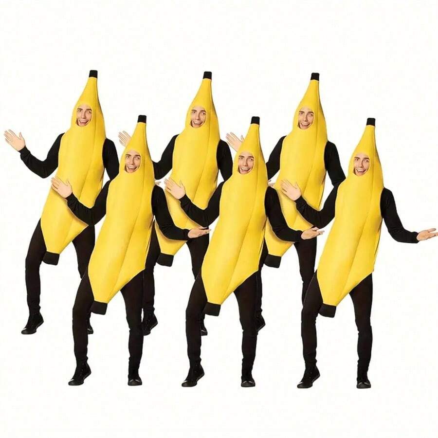Fantasia De Banana Engraçada Inclui Traje De Banana E Chapéu De Banana Fantasia De Natal