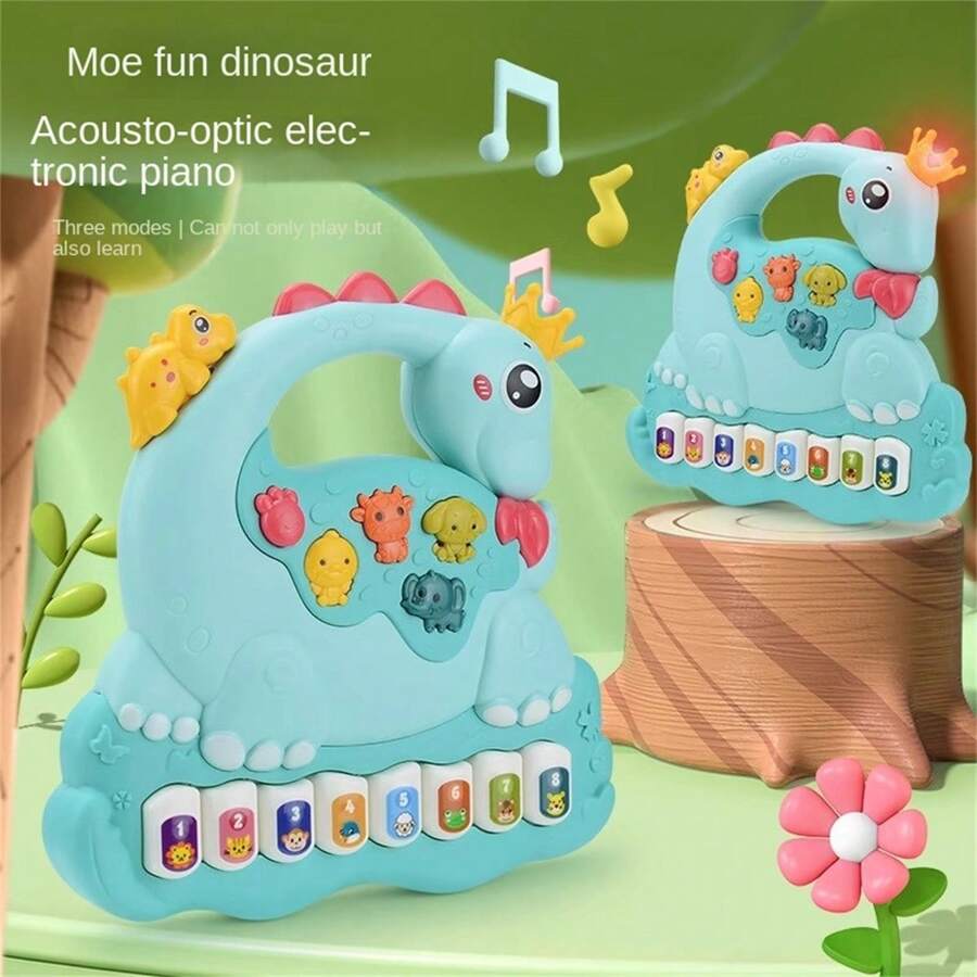 Kids Educational Lighting & Sound Electronic Keyboard Piano Toy ...