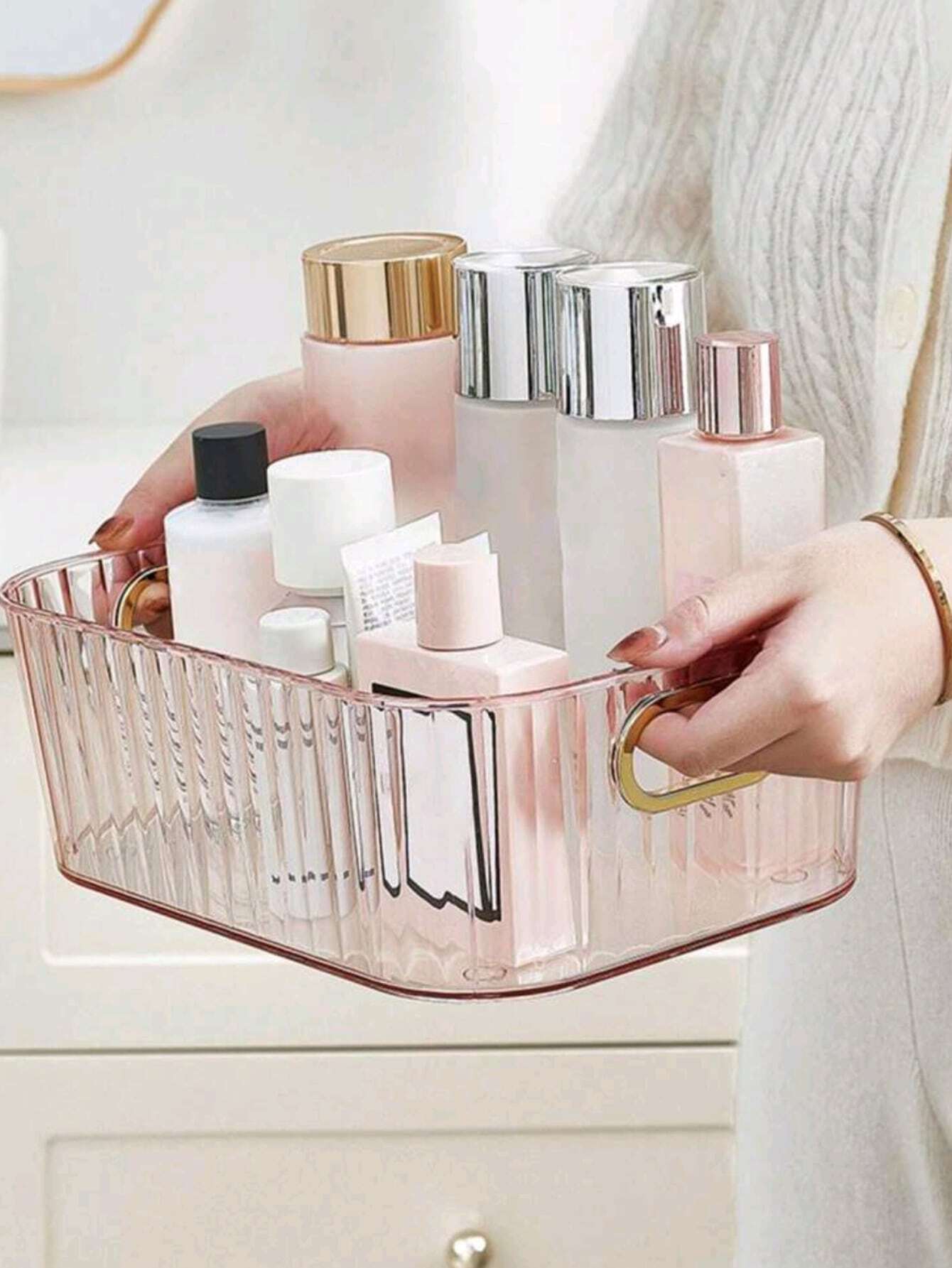 Storage Box Light Luxury Storage Bedroom Dining Room Dresser Desktop ...