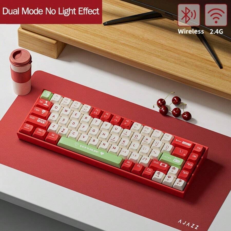 Ajazz AK680 Full Key Hot Swappable, Small Keyboard, Tea Axis, Red Axis ...