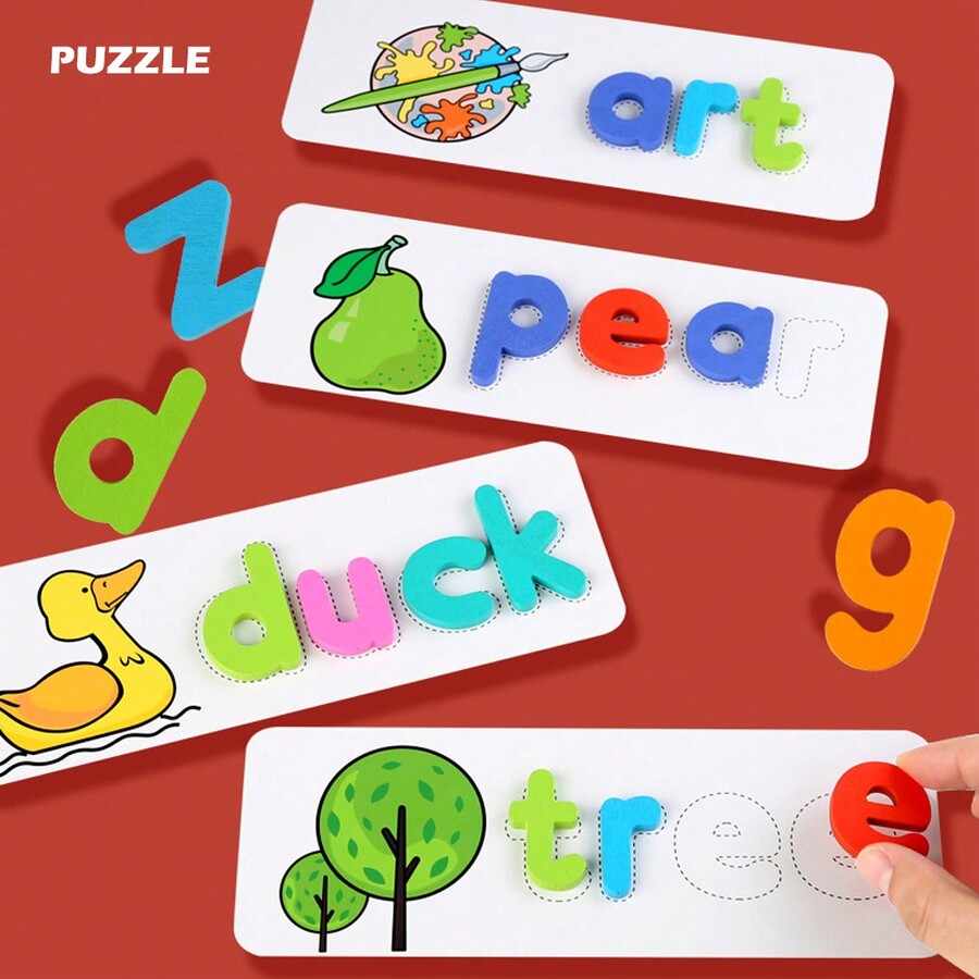 Montessori Preschool See & Spell Learning Toy For Preschool Kids ...